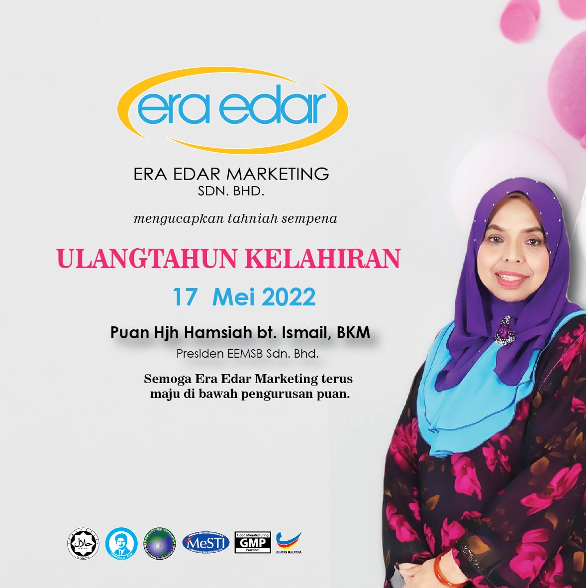 Era Edar Marketing Sdn. Bhd. – Wealth Thru Health